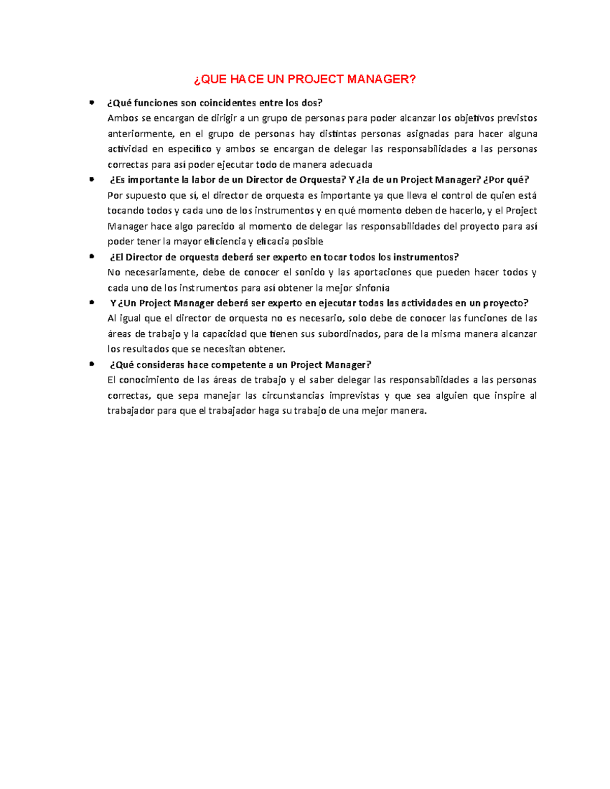 QUE HACE UN Project Manager - ¿QUE HACE UN PROJECT MANAGER? ¿Qué ...