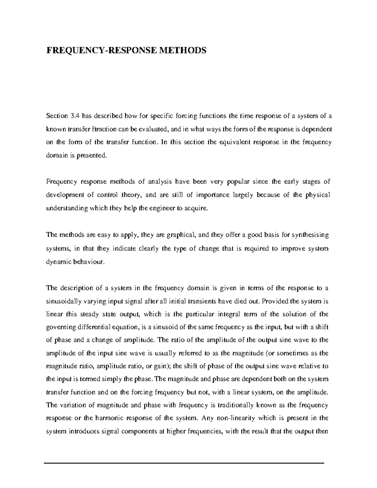 Frequency- Response Methods - Warning: TT: undefined function: 32 ...