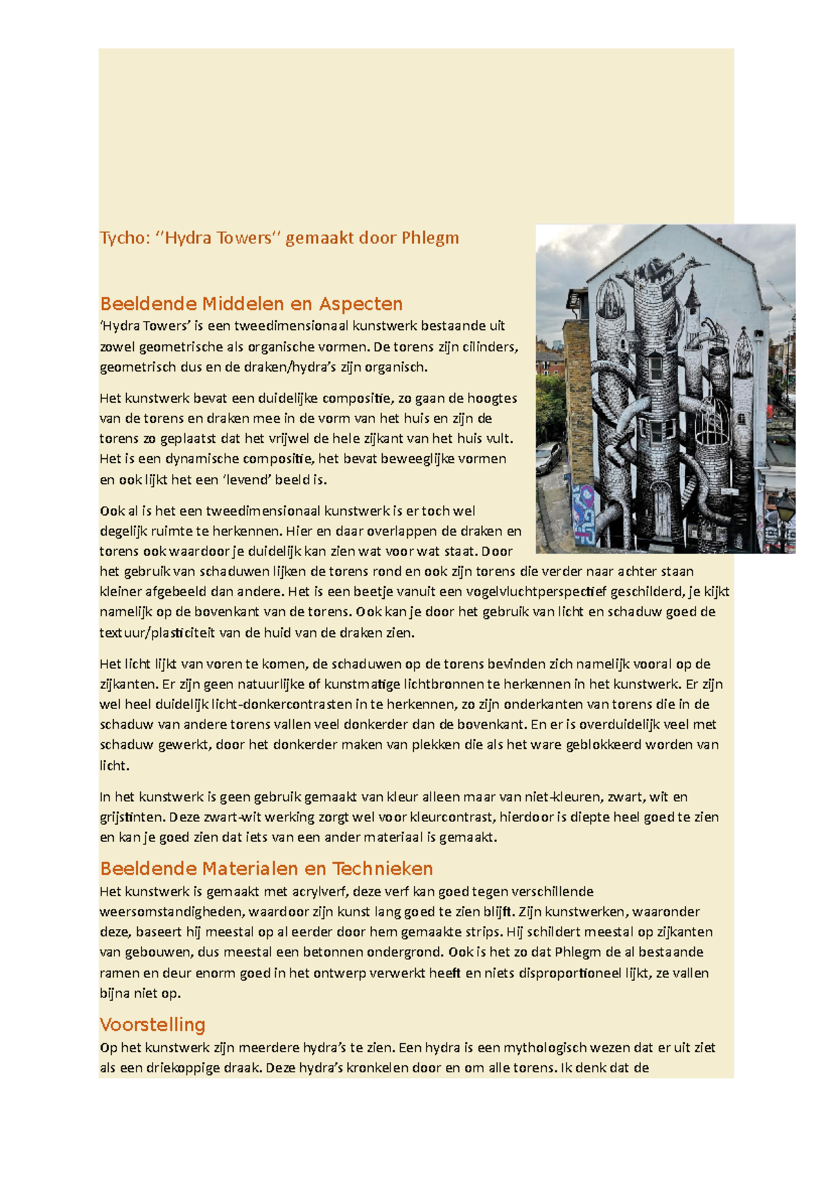 CKV Hydra towers - werk - Tycho: ‘’Hydra Towers’’ gemaakt door Phlegm ...