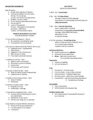 CHN Notes - Key concepts: o Community - Client o Health - Goal o ...