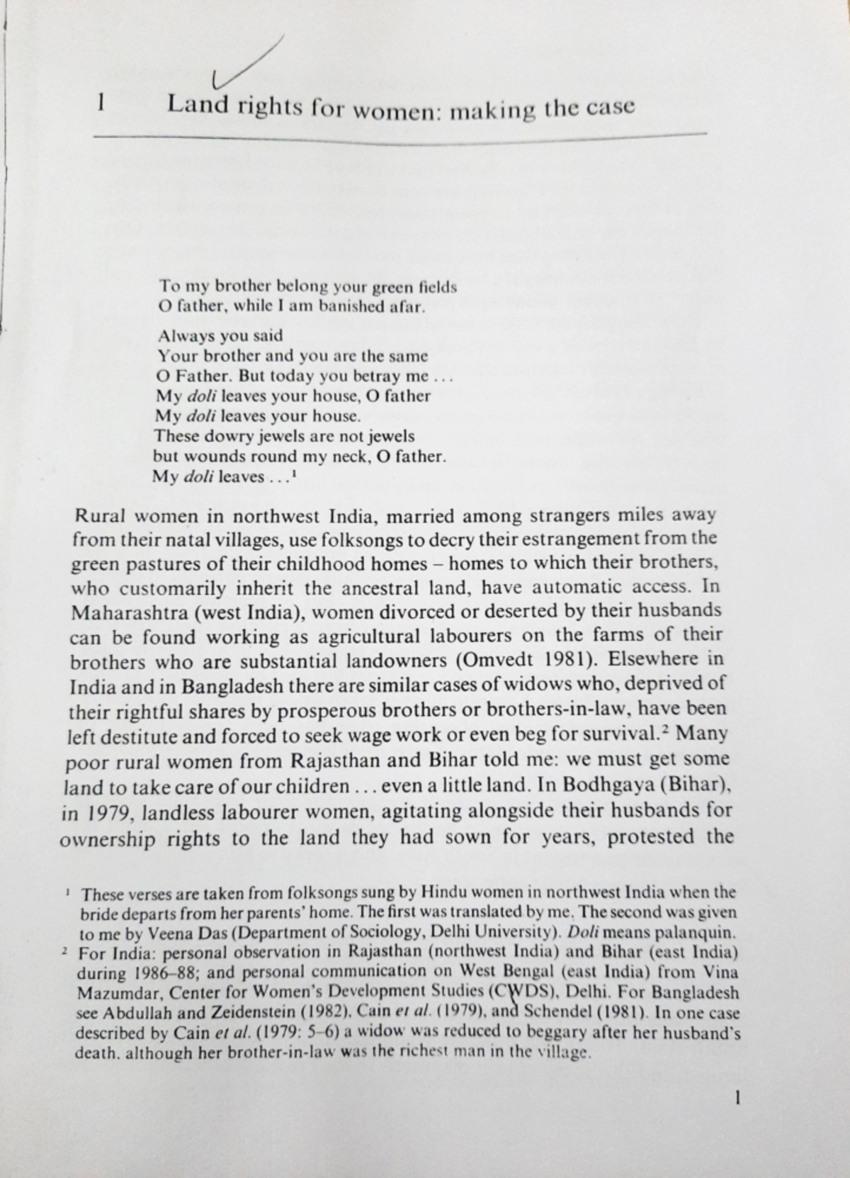 Land Rights - Political science - Studocu