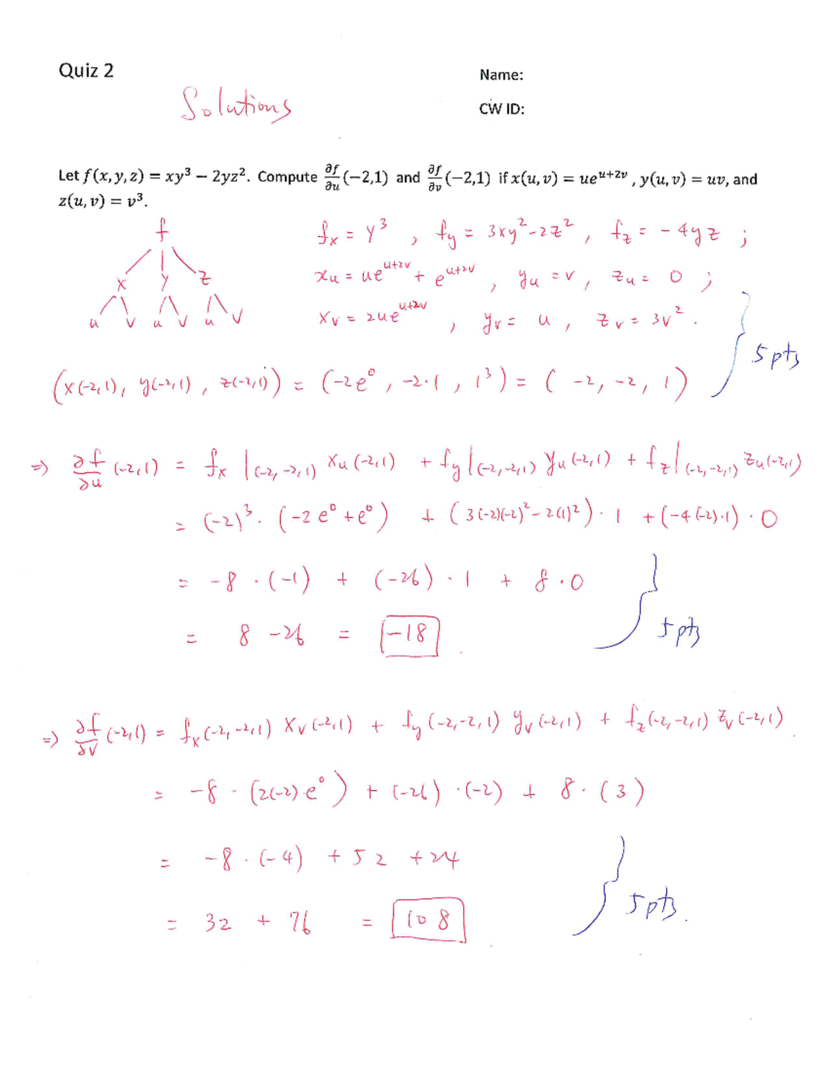Math 244 Quiz 2 Solutions Math 244 Studocu