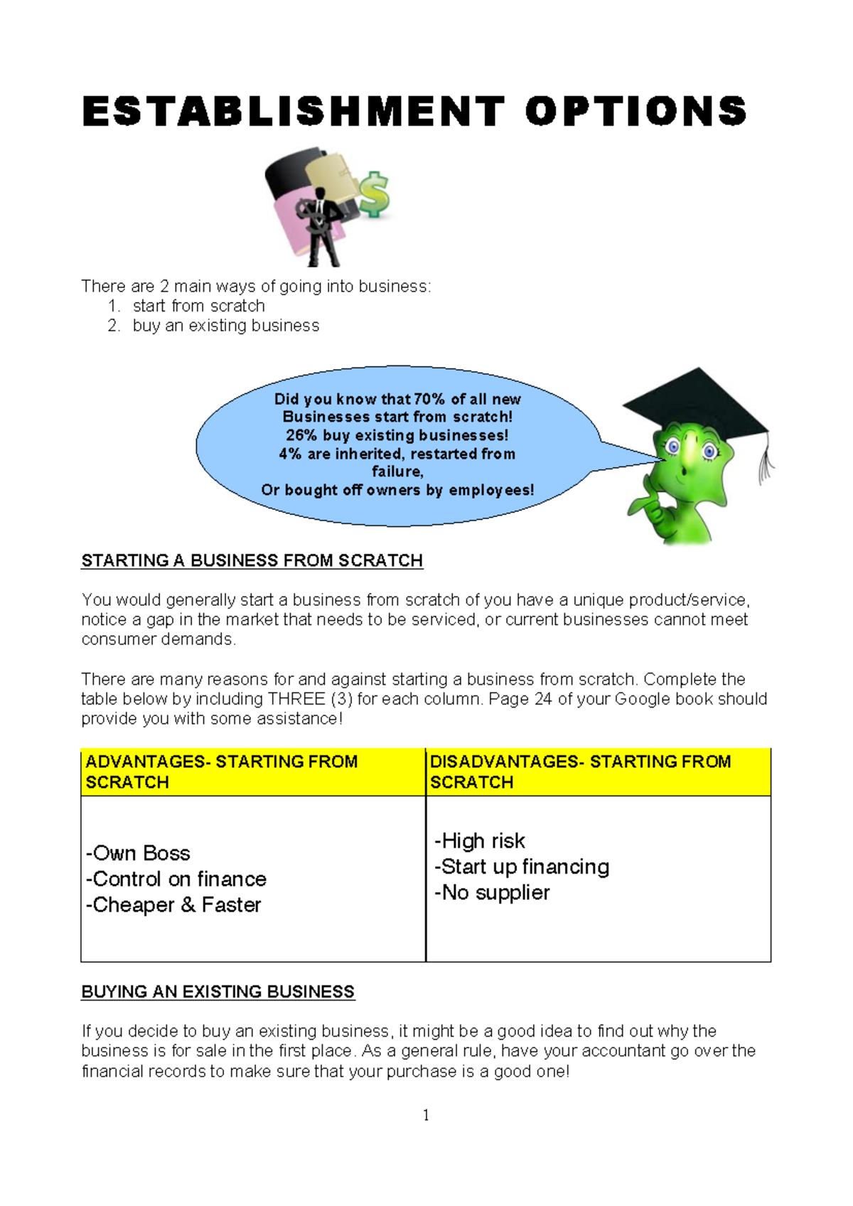 Microsoft Word - other influences on establishing a business 2 ...