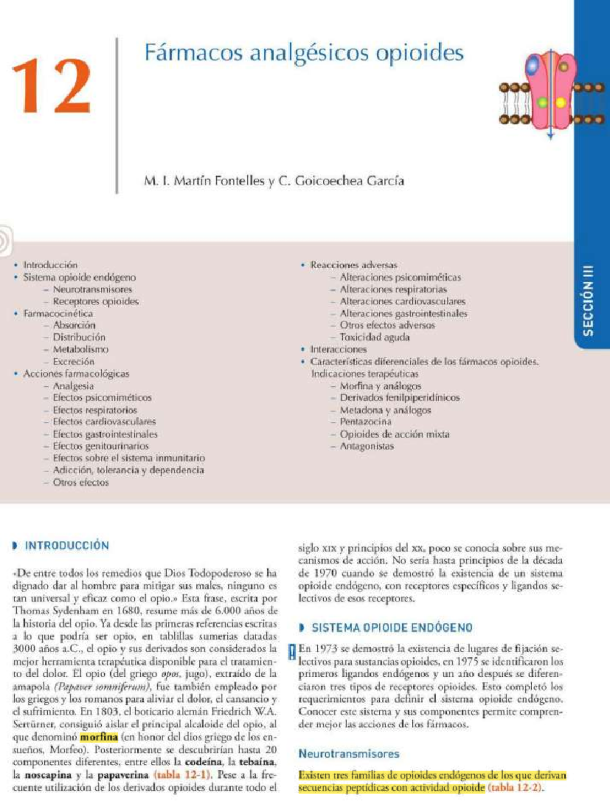Clase 3 Fármacos analgésicos opioides y otros fármacos utilizados en la analgesia - Introducción ...