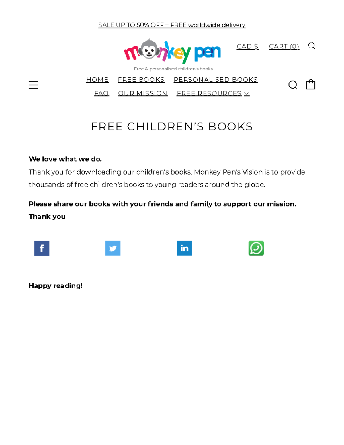 Free Children's Books Free Children's Books Pdf Online Monkey Pen ...