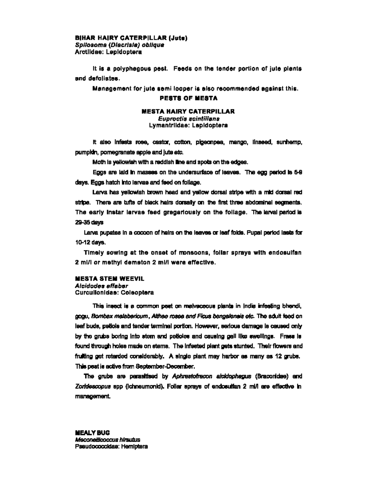 Ento note 3 - ento note - entomology - Studocu