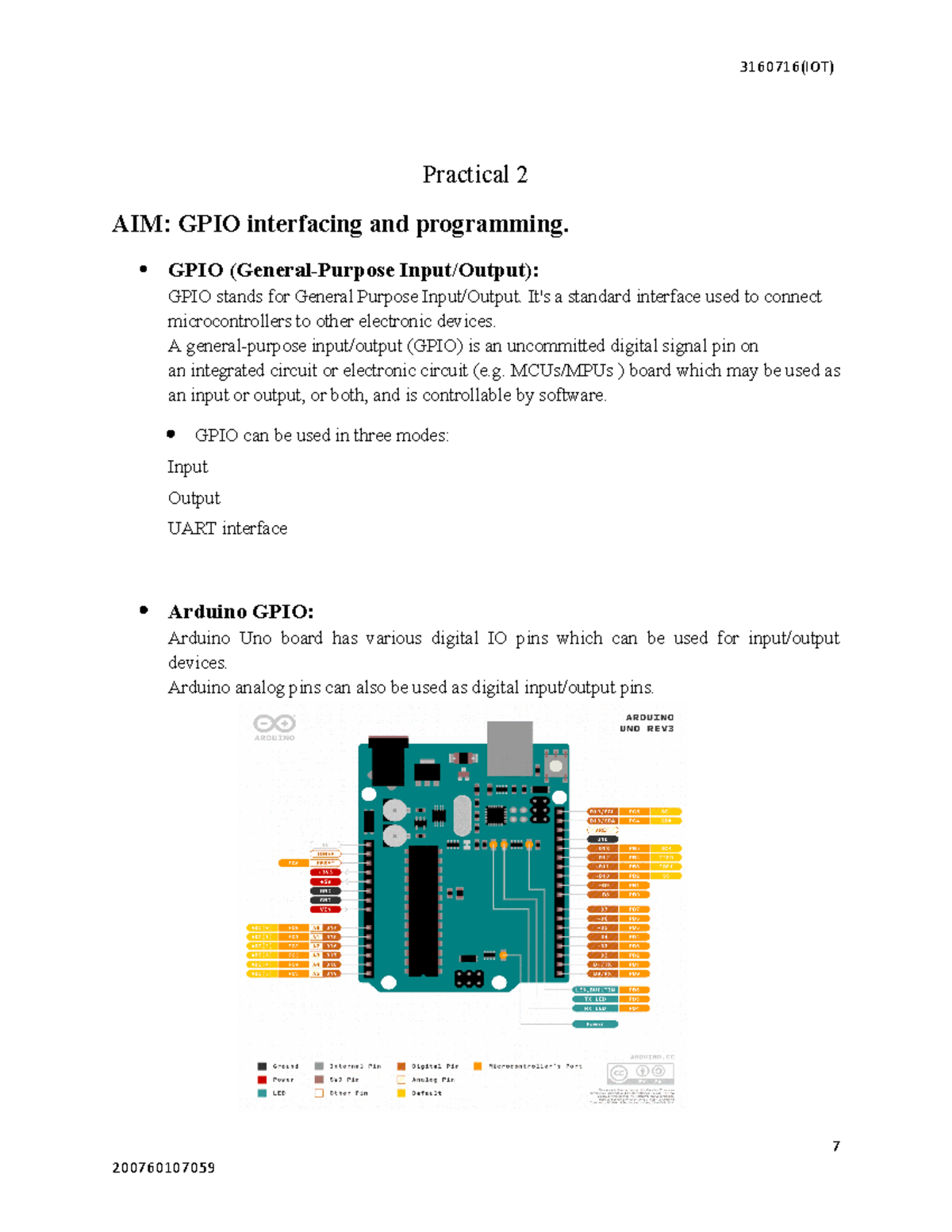 IOTP2 (59) final - iot practicals - Practical 2 AIM: GPIO interfacing ...
