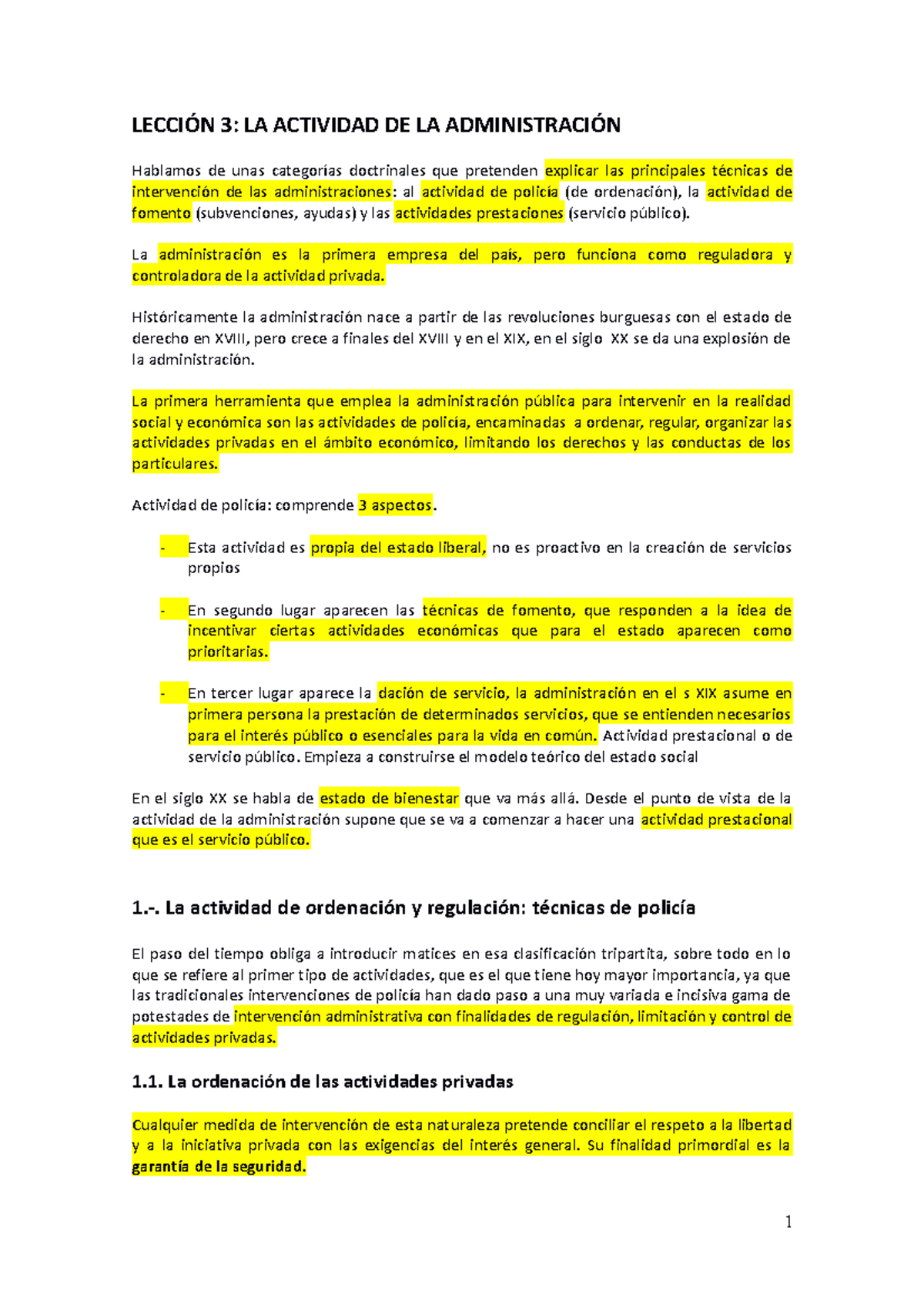 Lección 3-3 - civil - LECCIÓN 3: LA ACTIVIDAD DE LA ADMINISTRACIÓN ...