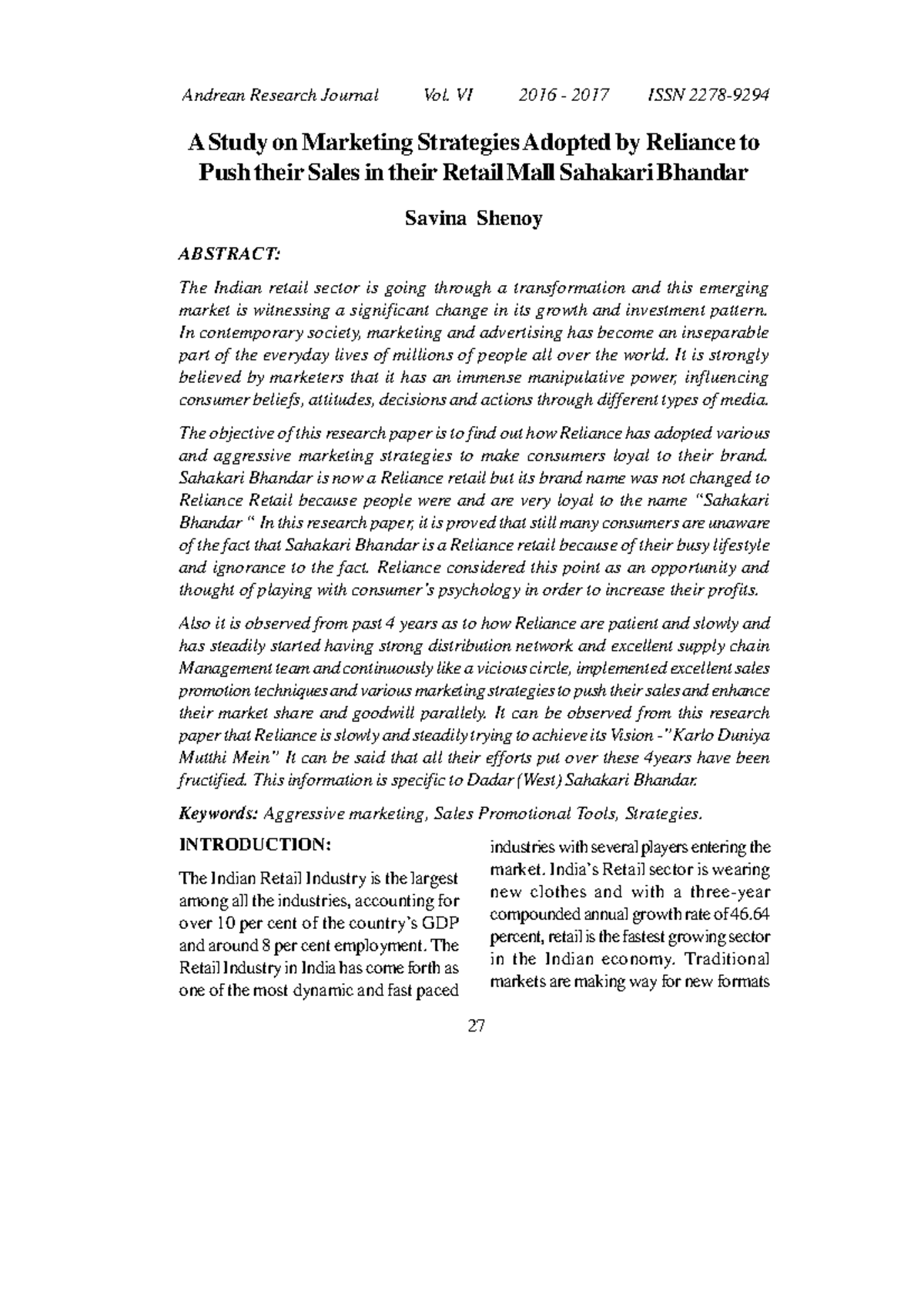 A-Study-on-Marketing-Strategies-Adopted-by-Reliance-to - A Study on ...