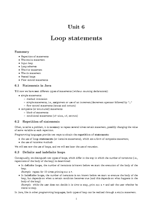 Object-Oriented Programmingin Python - 6 Nested loops 6 Iterables, iterators and generators 6 ...