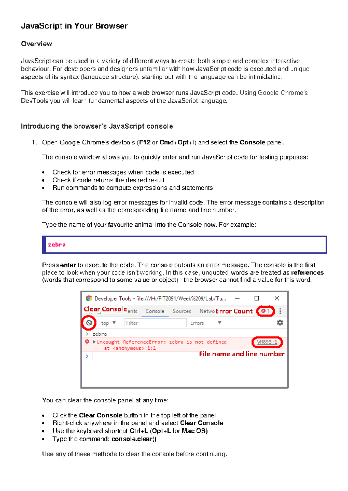 Java Script in Your Browser - JavaScript in Your Browser Overview ...