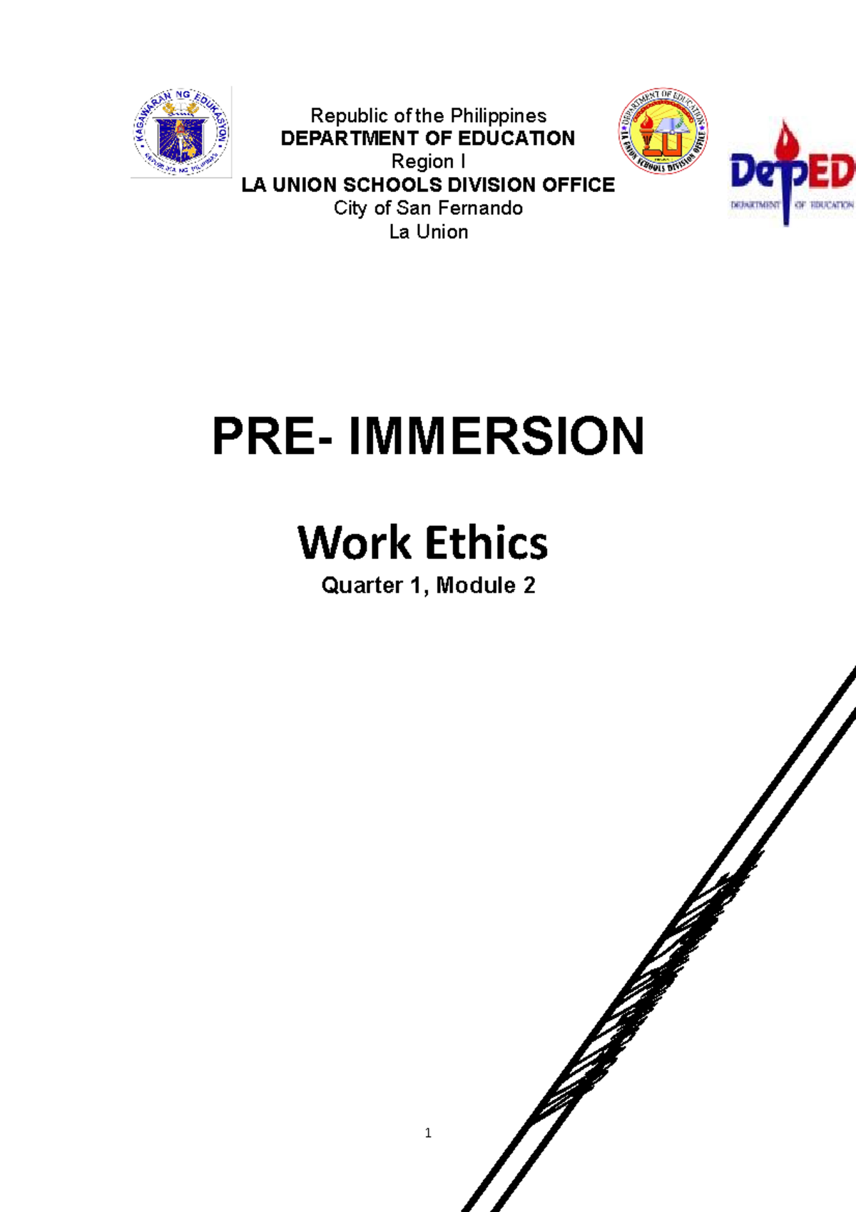Pre-immersion-2 - Pre-immersion-2 - Republic of the Philippines ...