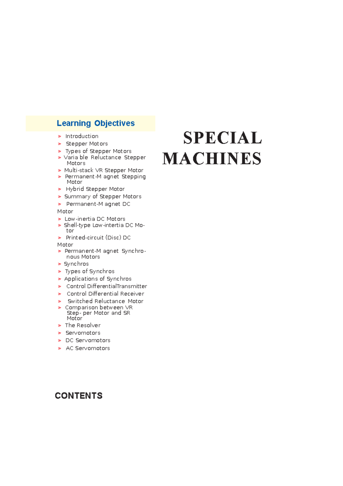 Special-motors Electrical Engineering - SPECIAL MACHINES Learning ...