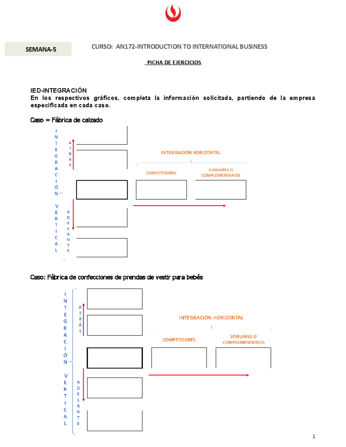 Ficha De Ejercicios Sesión 5 Curso An172 Introduction To International Business Ficha De