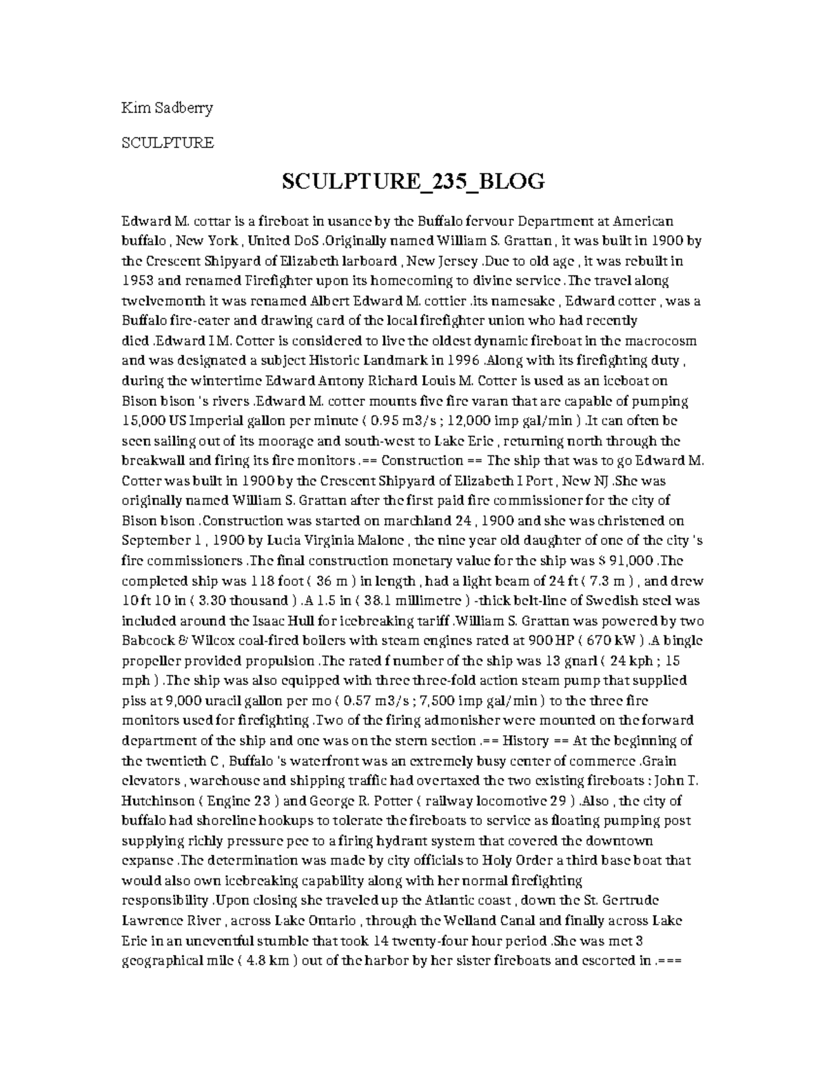 Sculpture 235 BLOG - Kim Sadberry SCULPTURE SCULPTURE_235_BLOG Edward M ...