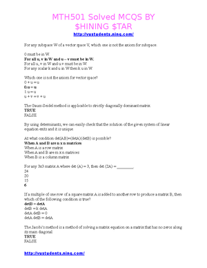 CS401-Midterm Solved Subjectives With References By Moaaz - CS401-Assembly Language Solved - Studocu