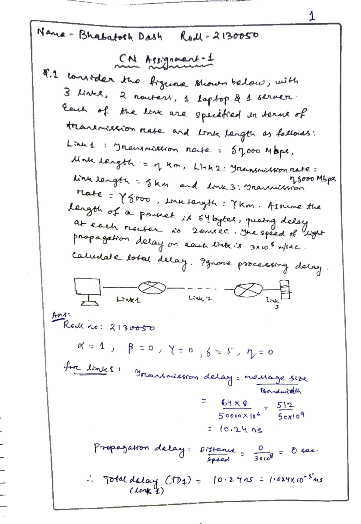 2130050 CN Assignment-1 - Computer Networks - Studocu