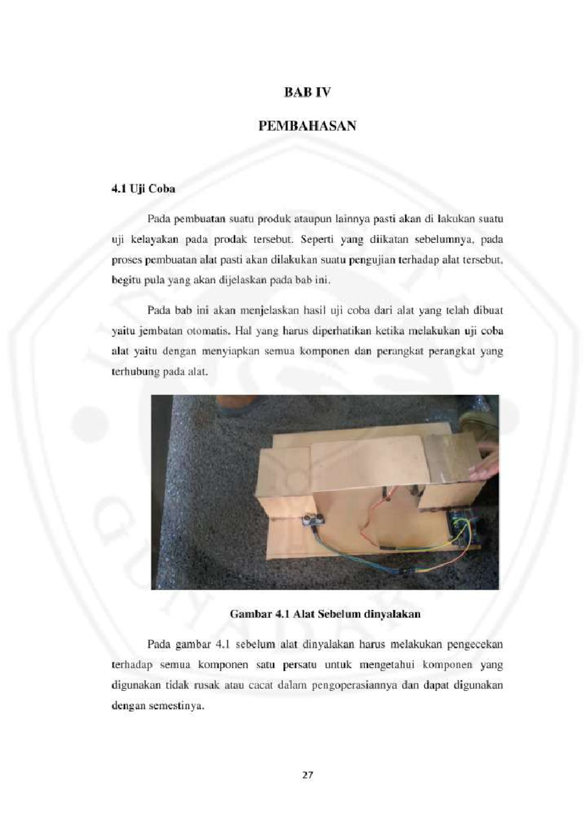 Chapter 4 Prototype Of Arduino Uno Based Automatic Bridge Pemrograman