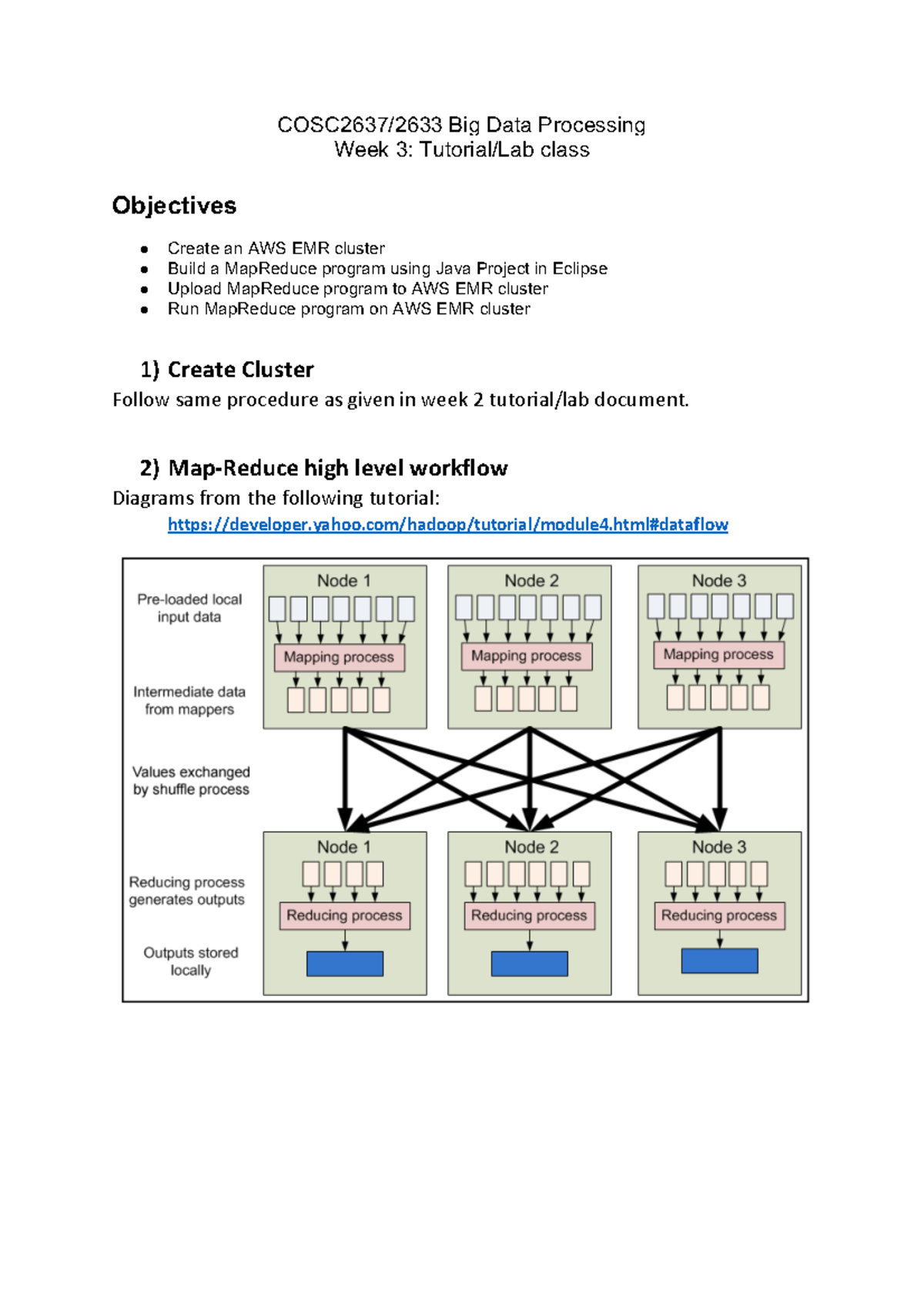 TL2 wordcount - COSC2637/2633 Big Data Processing Week 3: Tutorial/Lab ...