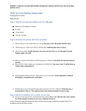 0104 sswbs chart and reflection - 01 SWBS Chart and Reflection The ...