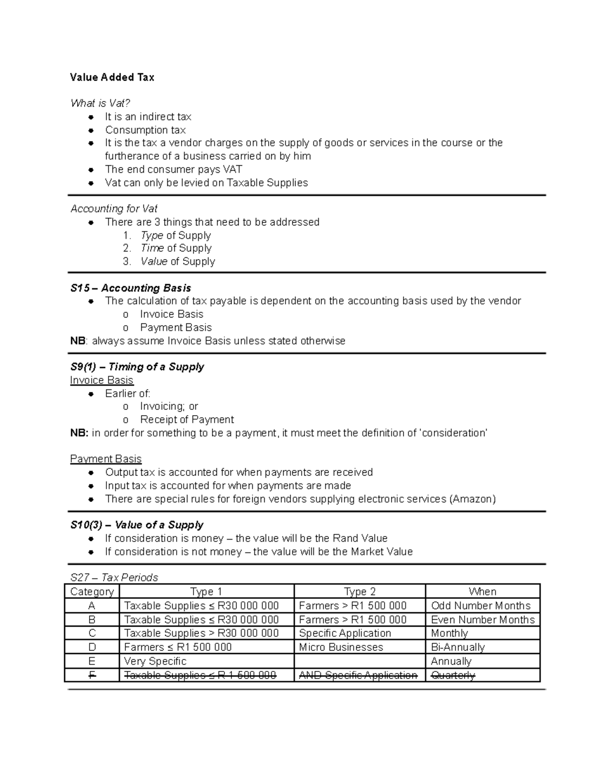 Module 2 - Value-Added Tax - Value Added Tax What is Vat? It is an indirect tax Consumption tax ...