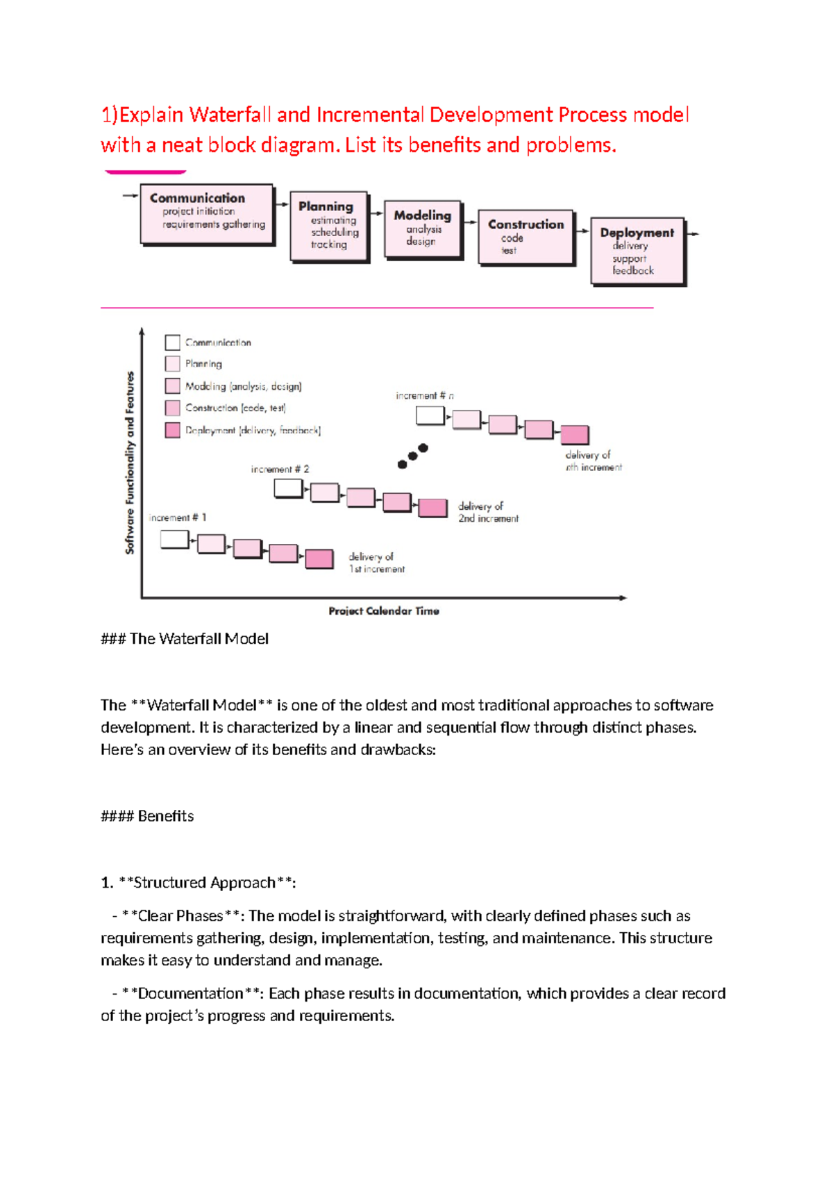 Se Module 1 Important Questions For Sepm New Subject 1 Explain