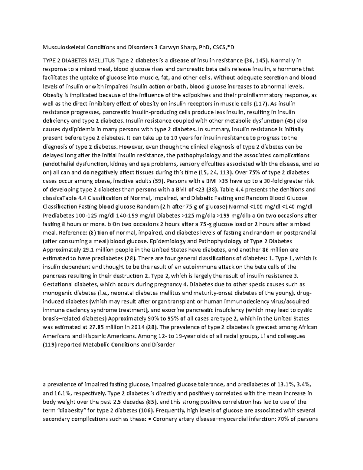 NSCA’s Essentials of Training Special Populations - Musculoskeletal ...