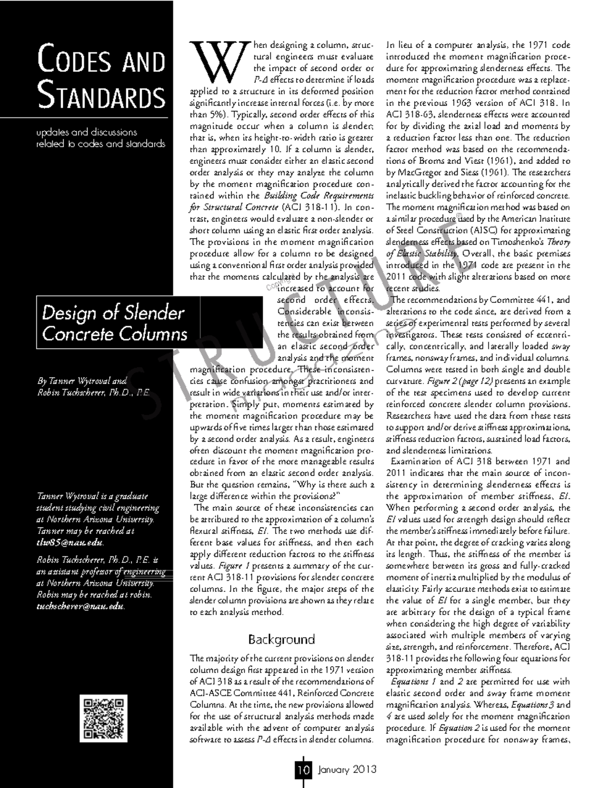 Design of Slender Concrete Columns - 10 January 2013 updates and ...