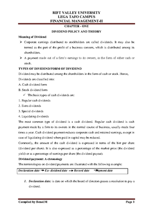 Coc level IV for acc - 1 COC LEVEL IV ####### Project one: Assumption ...