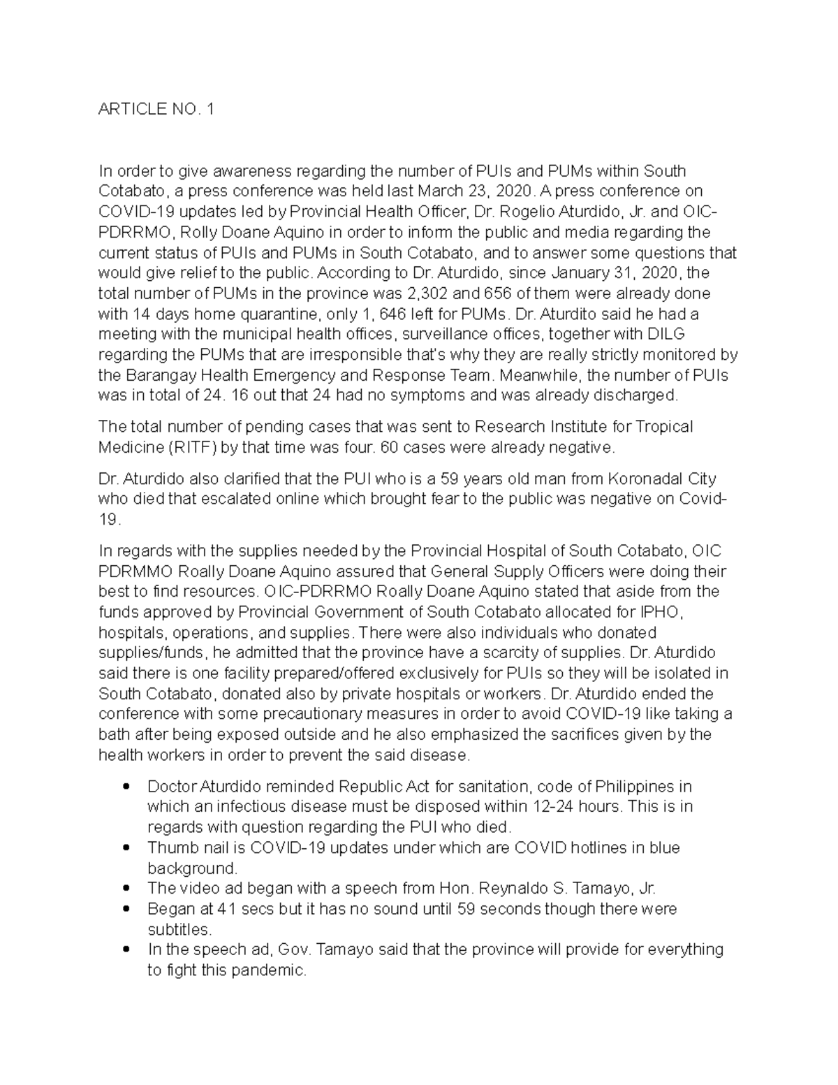 Encoded- Articles for year 2020-2021 - Statistical Analysis with ...