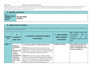 WGU Curriculum Map Template - WGU Curriculum Map Template General ...