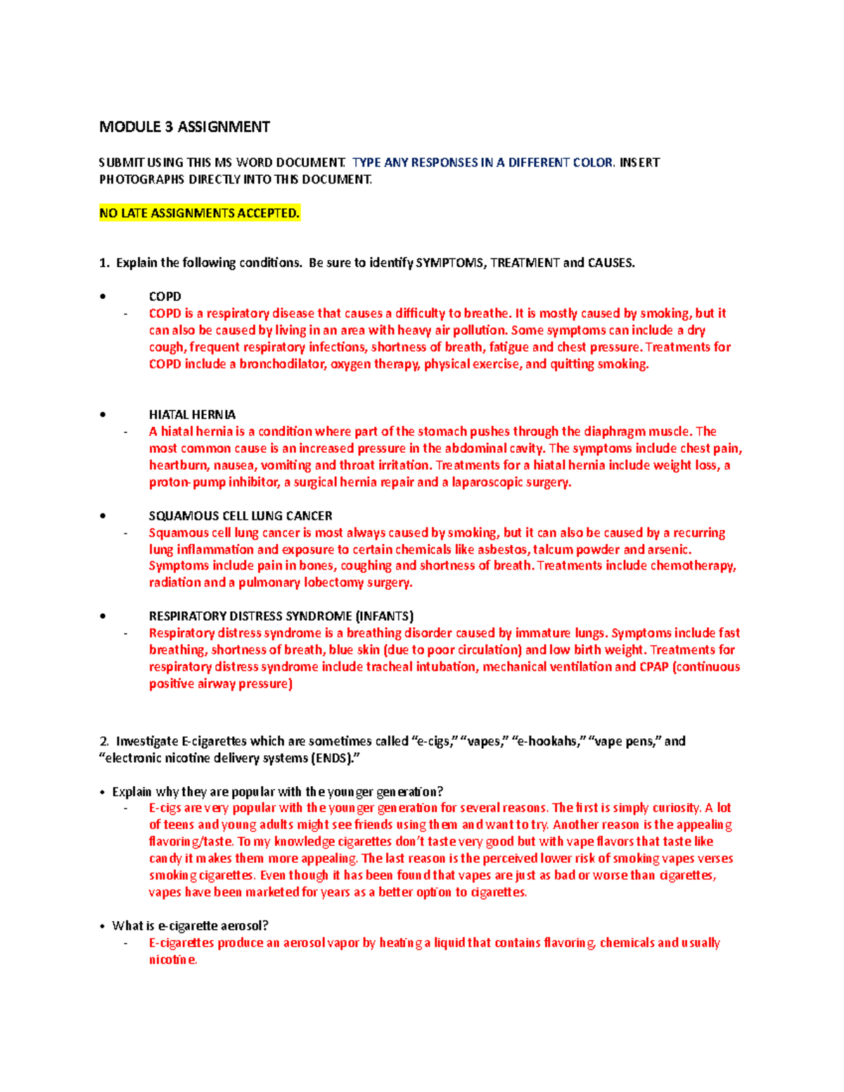 Module 3 Assignment MODULE 3 ASSIGNMENT SUBMIT USING THIS MS WORD