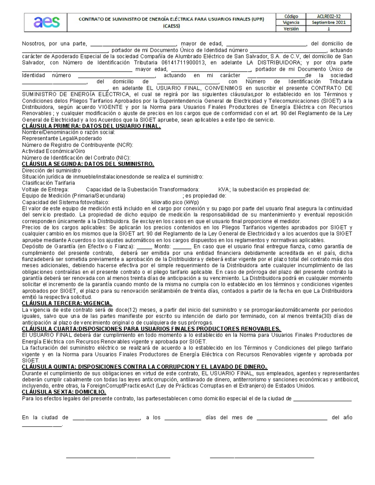 Contrato UPR Caess - A CONSIDERAR PARA SER UPR - Nosotros, por una ...