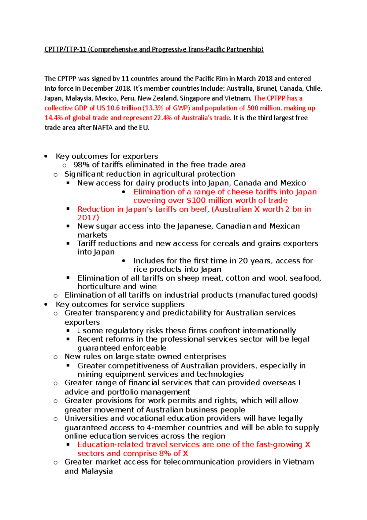 COMM1110 tutorial week 3 mod 2 - CPTTP/TTP-11 (Comprehensive and ...