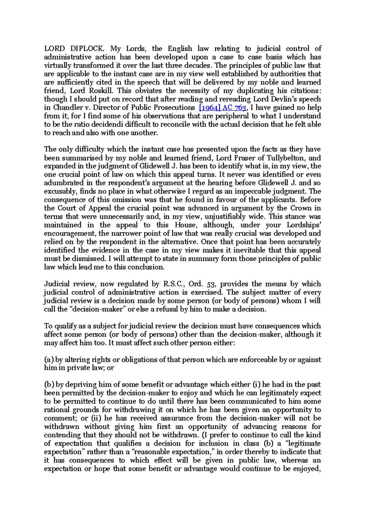 CCSU speeches - LORD DIPLOCK. My Lords, the English law relating to ...