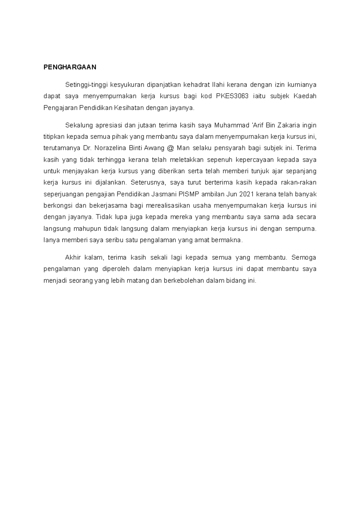 RPH Tajuk Pemakanan - PENGHARGAAN Setinggi-tinggi kesyukuran ...