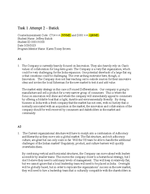 C721 Change Management- WGU Objective assessment - C721 Change ...