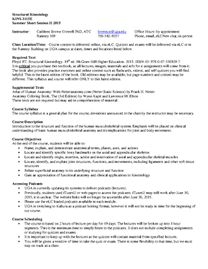 Struct.Kins. Foot and Ankle Joint Notes - Structural Kinesiology Unit 3 ...