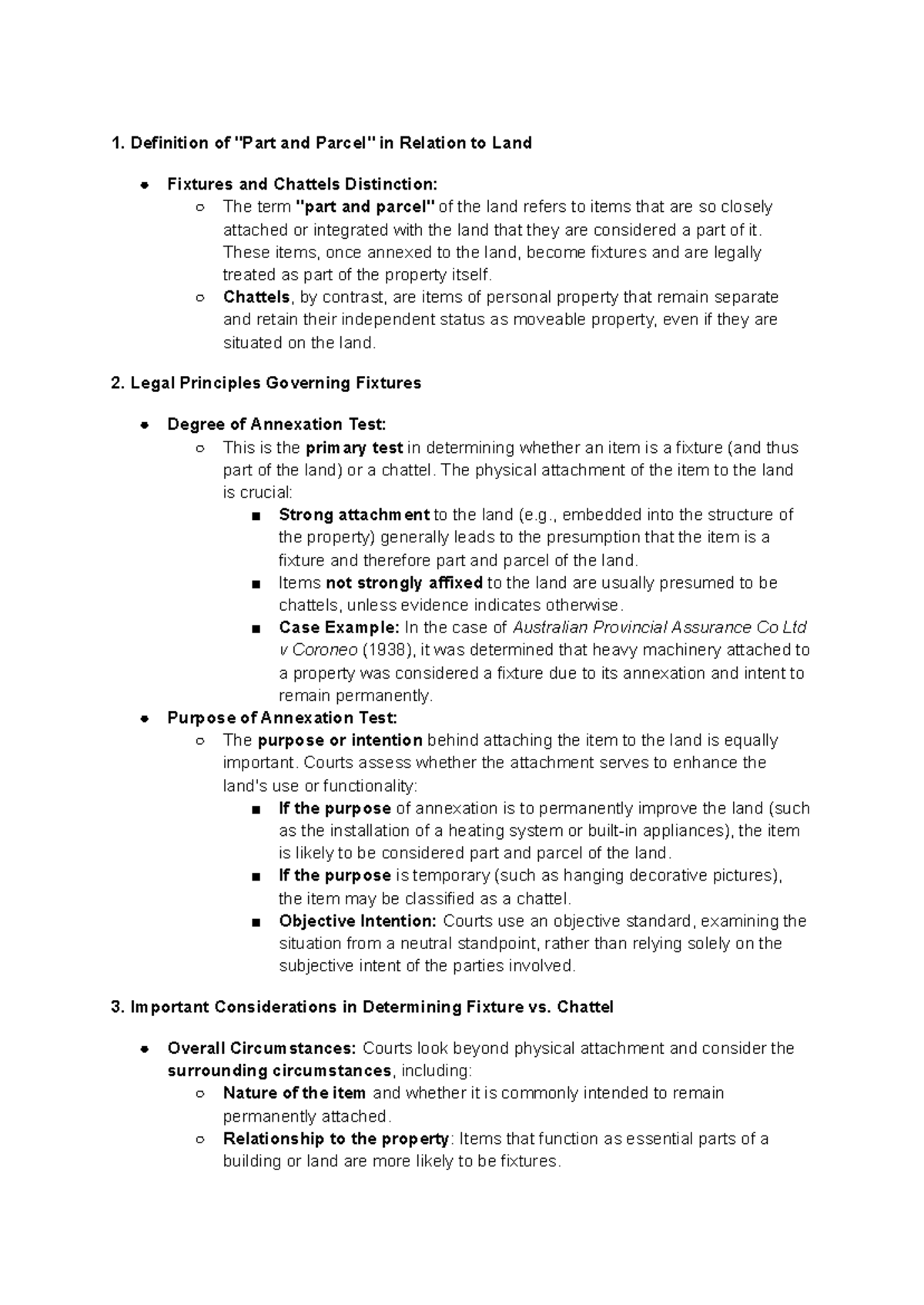 Part Parcel - Definition of "Part and Parcel" in Relation to Land ...