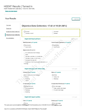 Tina shadow health Heent - Ms. Jones is 28y/o female African american ...