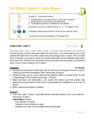 IFS132 Assignment 2023 Specifications Final.pdf Summarization report - Question and Answers for ...