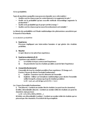 Introduction Tableaux et graphiques - S1 Probabilités et statistiques ...