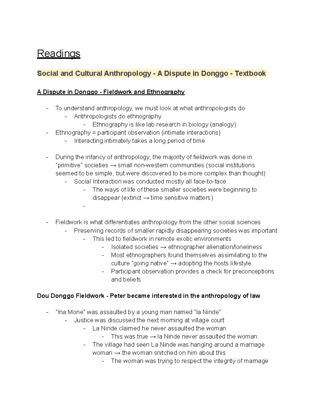 Week 2 - Anthropological Research - Fieldwork and Ethnography ...