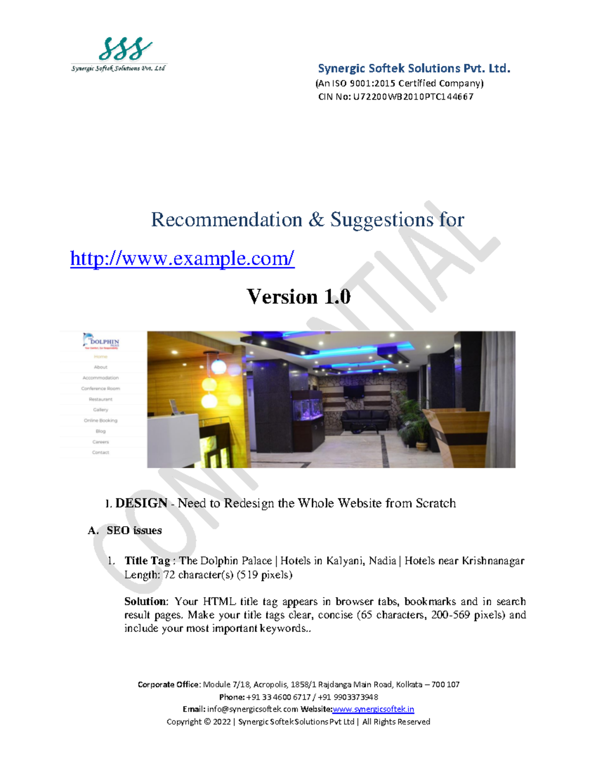 wedffhf ghfhf dgfhfh - (An ISO 9001:2015 Certified Company) CIN No ...