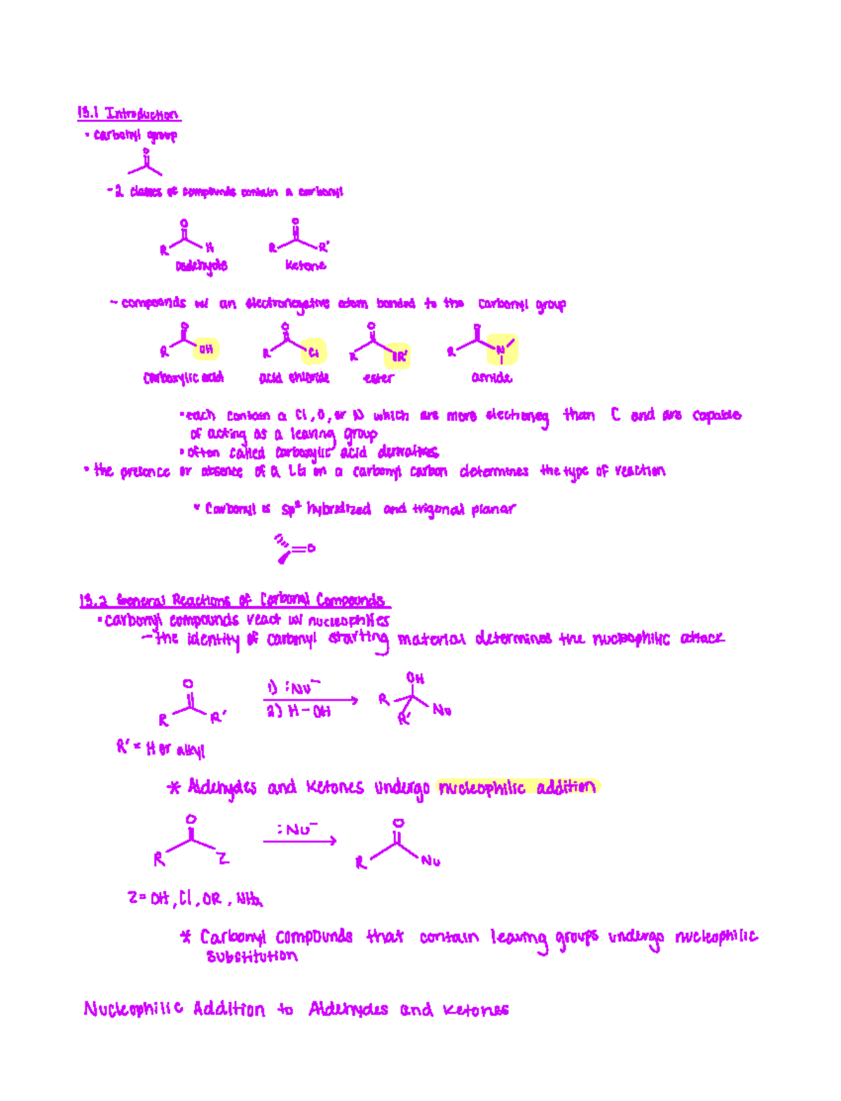 Ochem CH13 Notes - CHEM 302 - Studocu