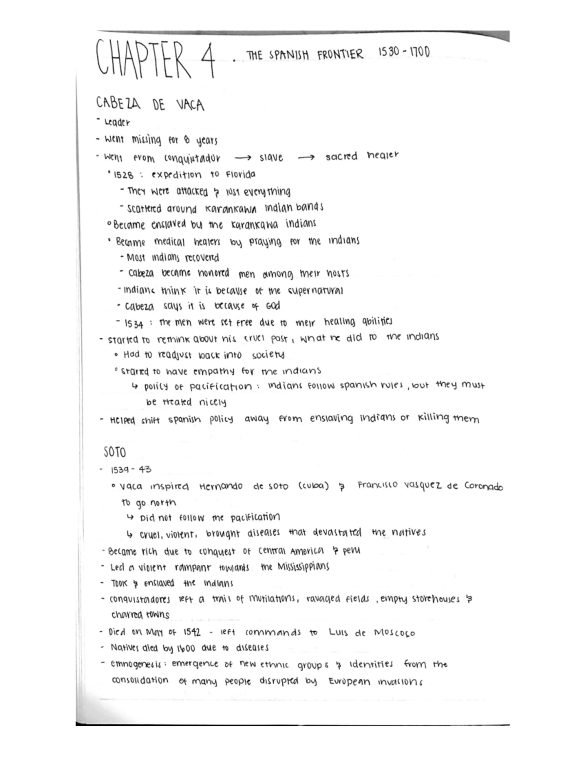 HIST 1301 Chapter 4 Notes - HIST 1301 - Studocu