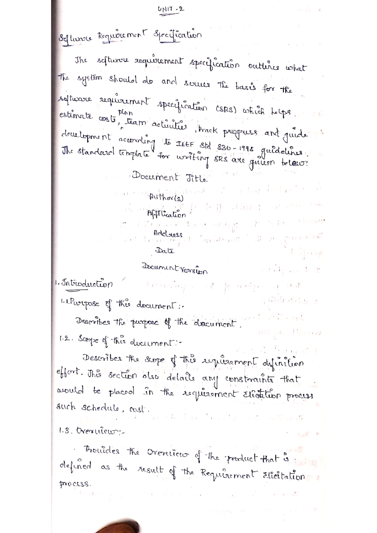 Unit 2 - Oose - Data warehousing - Studocu