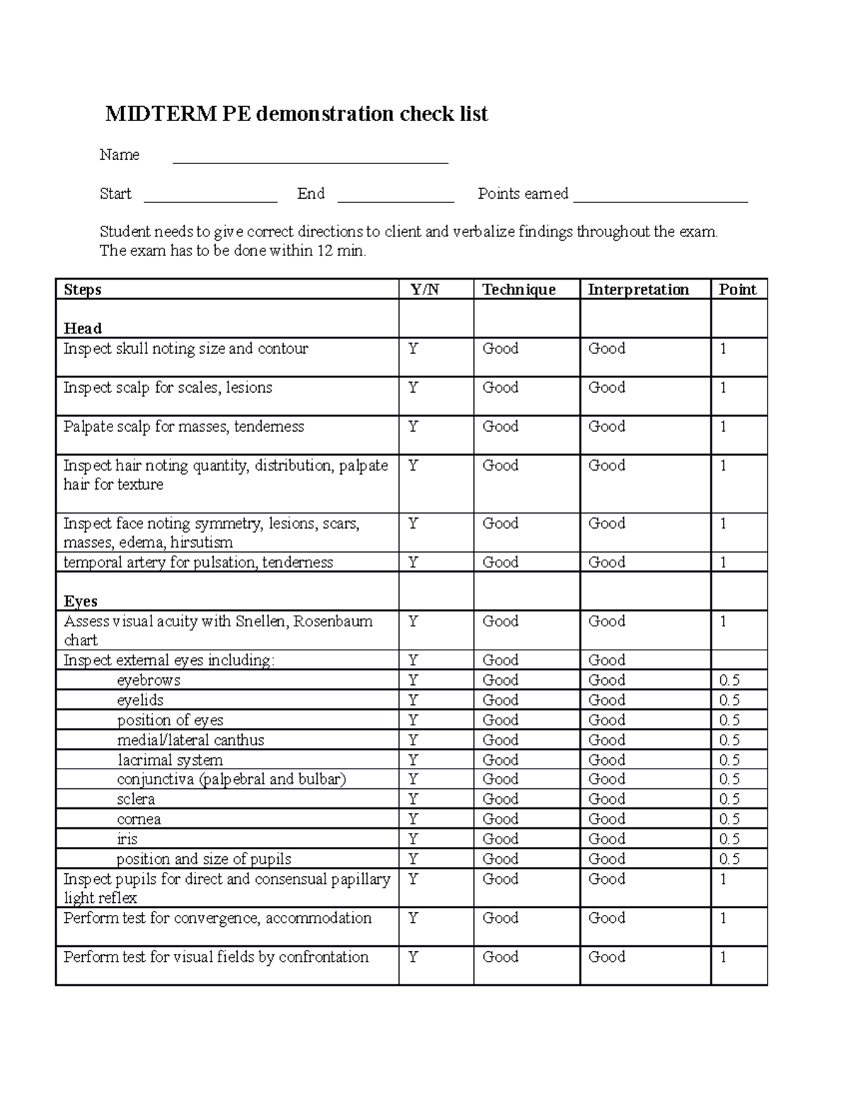 Midterm PE demonstration check list. (3) - MIDTERM PE demonstration ...