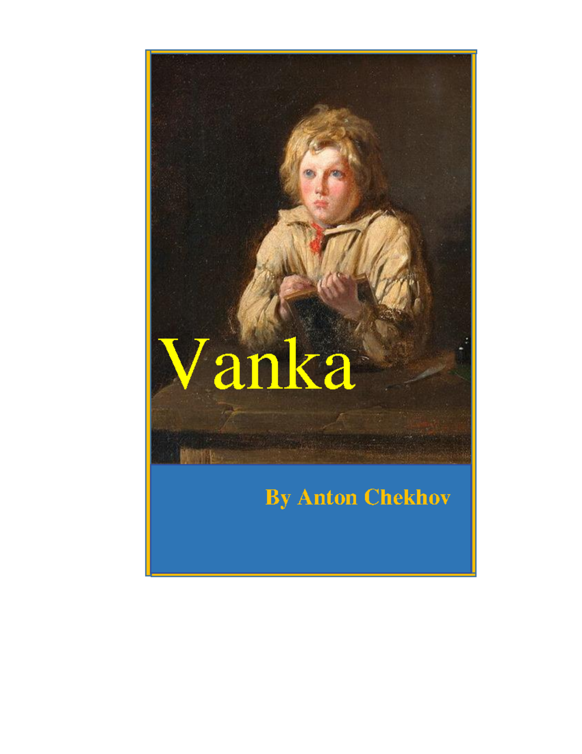 uftjfujftu,jfgc,t, cf,strsjtr - Vanka By Anton Chekhov Learn English ...