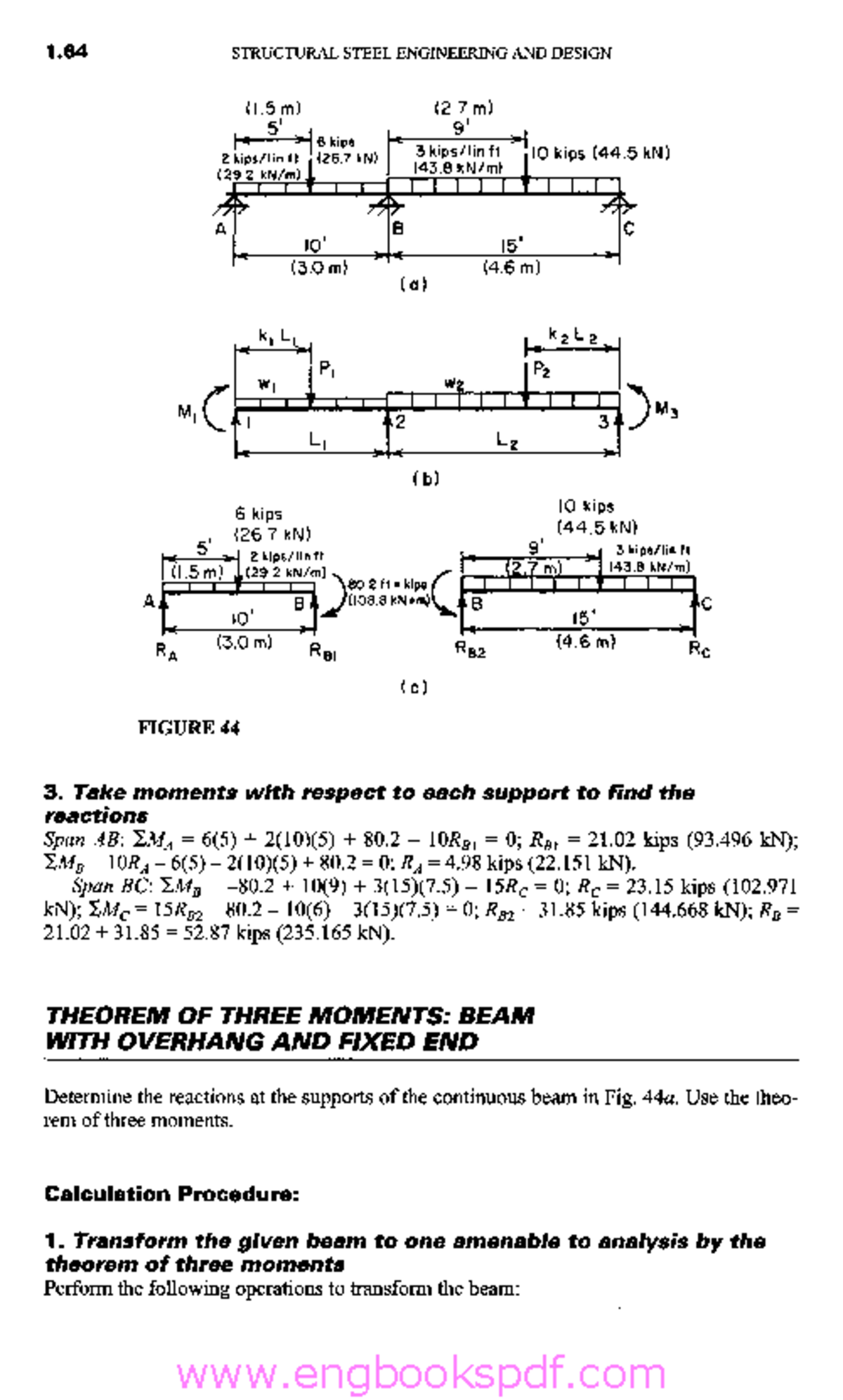 Handbook of Civil Engineering Calculations, 3rd Edition-11 - FIGURE 44 ...